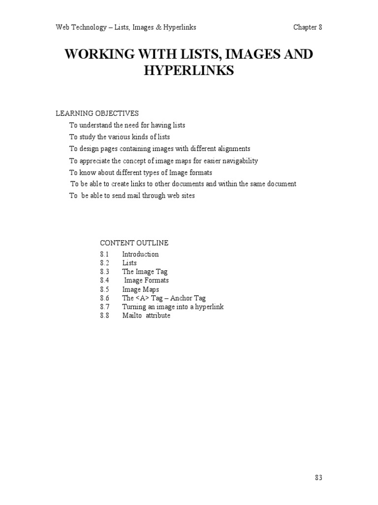 HTML | PDF | Html | Hyperlink