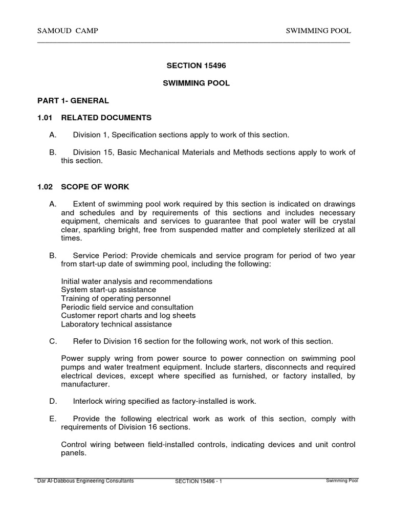 Mechanical Specification | PDF | Pipe (Fluid Conveyance) | Pump