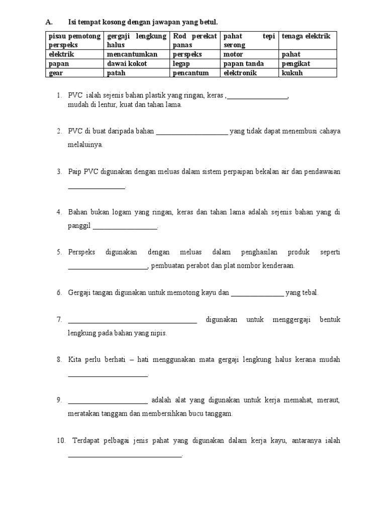 RBT Tahun 6 Minggu 2 | PDF