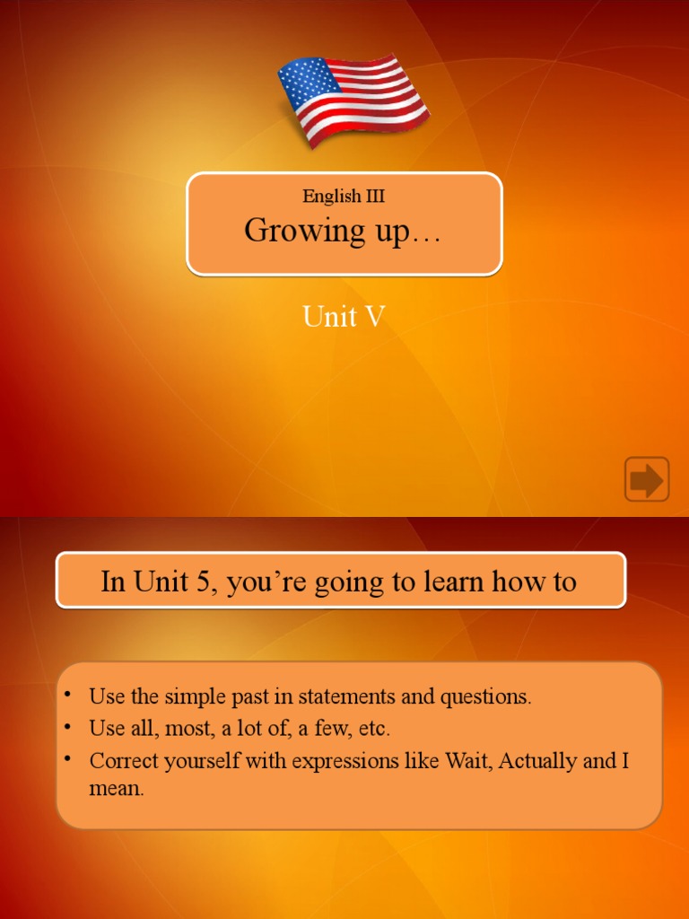 Growing Up : Unit V | PDF | Career & Growth | Language Arts & Discipline