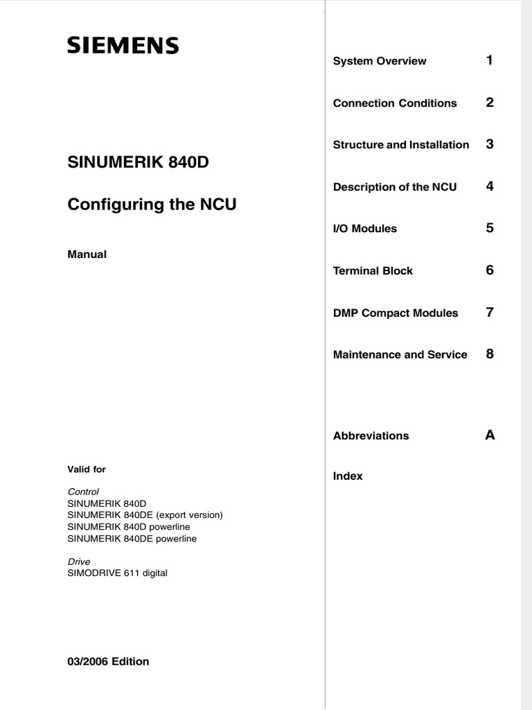 NCU Sinumerik | PDF | Electrostatic Discharge | Electrostatics