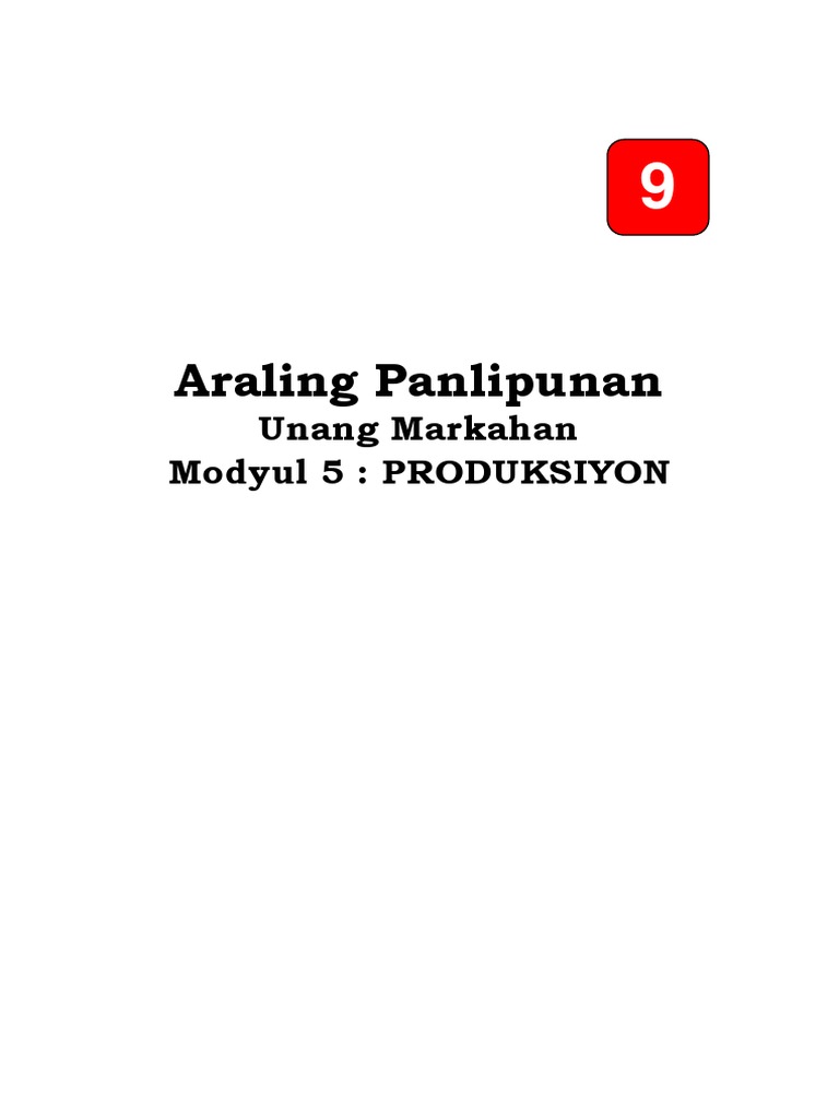 AP9 Q1 Module 4 | PDF