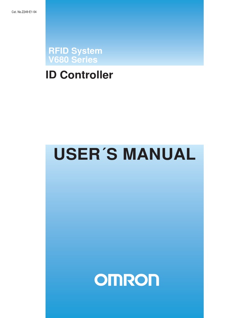 V680 ID Controller Users Manual PDF | Download Free PDF | Power Supply ...