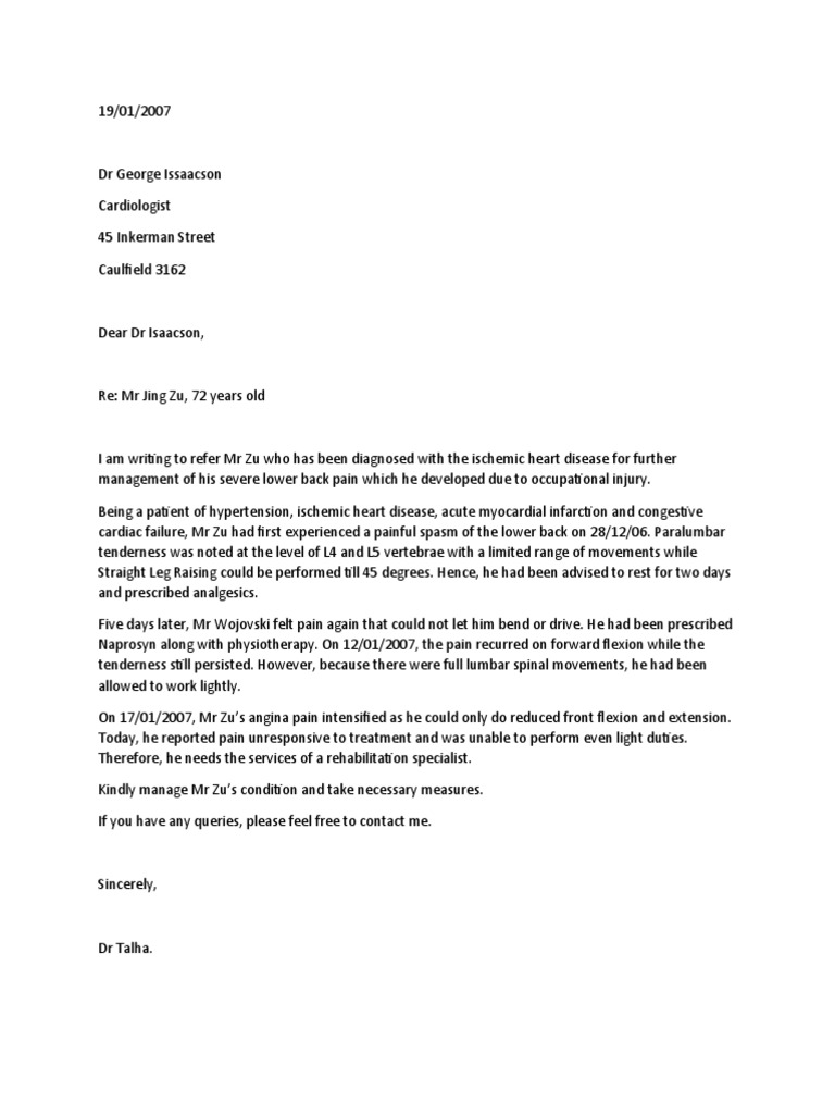 Oet Writing Task Scribd | PDF