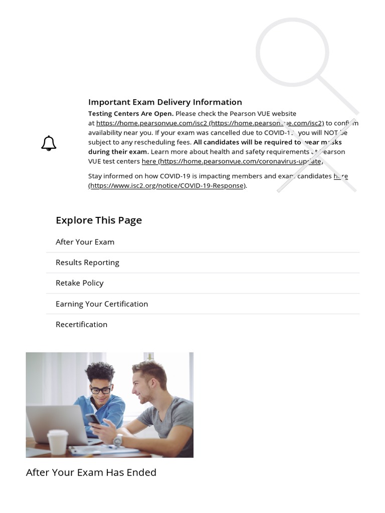 (ISC) Certification Exam Results | PDF | Test (Assessment) | Test ...