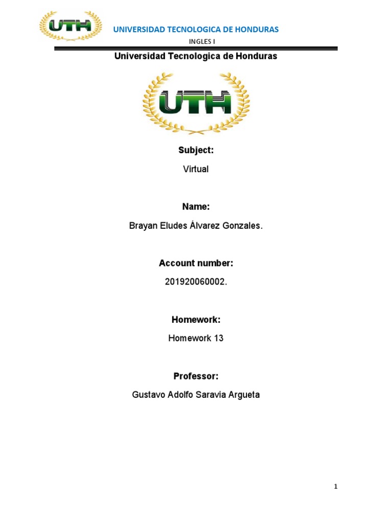 Module No. 13 Homework Template | PDF