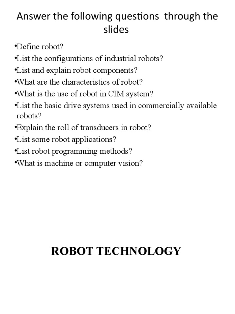 Answer The Following Questions Through The Slides | Download Free PDF ...