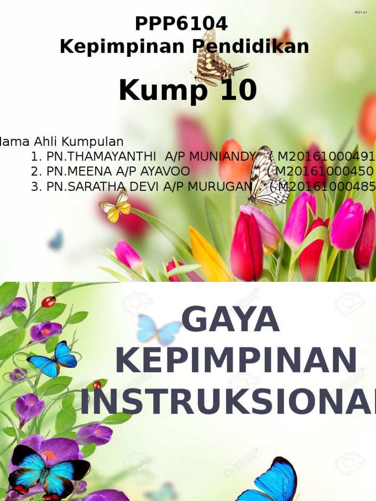 Gaya Kepimpinan Instruksional dalam Pendidikan | PDF