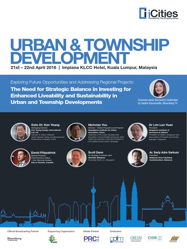 Urban Development Strategies Conference | PDF | Sustainability | City
