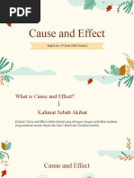 Cause and Effect Materi Kelas 12 | PDF | Indonesian Language | Linguistic Morphology