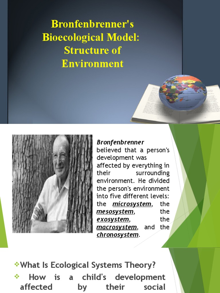 Bronfenbrenner's Bioecological Model: Structure of Environment | PDF ...