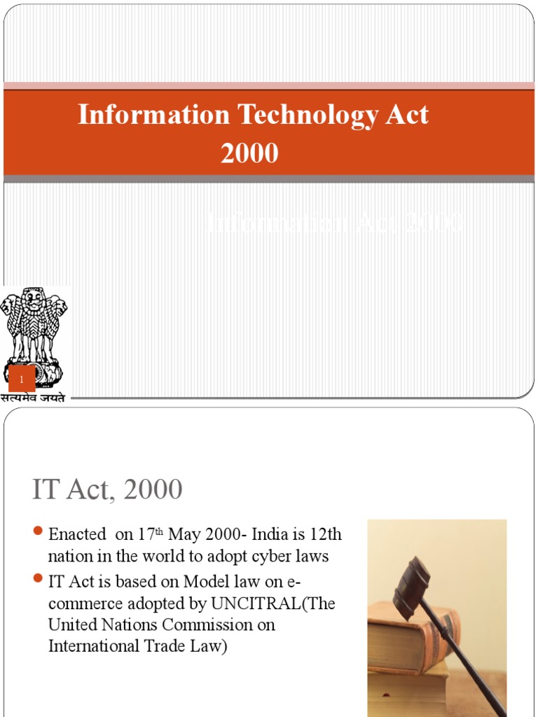 Information Technology Act 2000 | PDF | Public Key Cryptography | Information Security