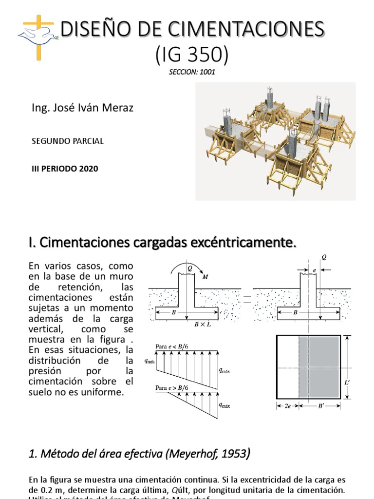 Contenido - 1 - Cimentaciones Cargadas Exentricamente - PDF | PDF ...