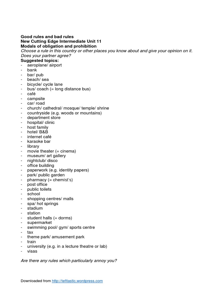 Good Rules and Bad Rules | PDF