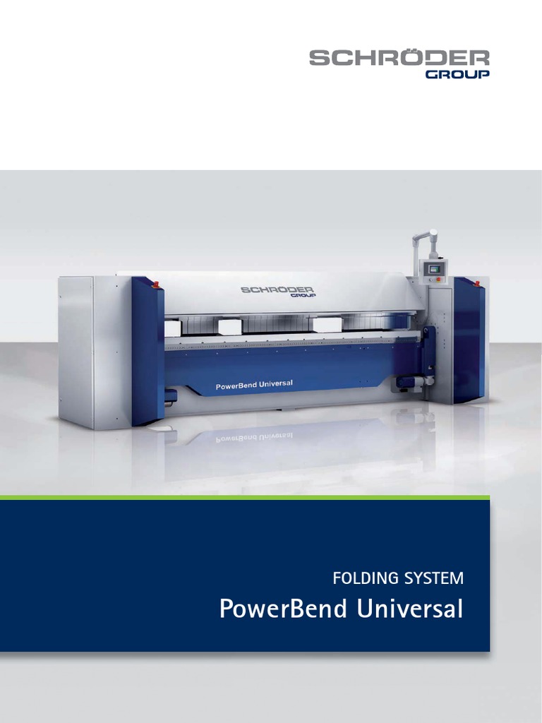 Schroder Brochure - PowerBend - Universal - EN | PDF | Sheet Metal ...