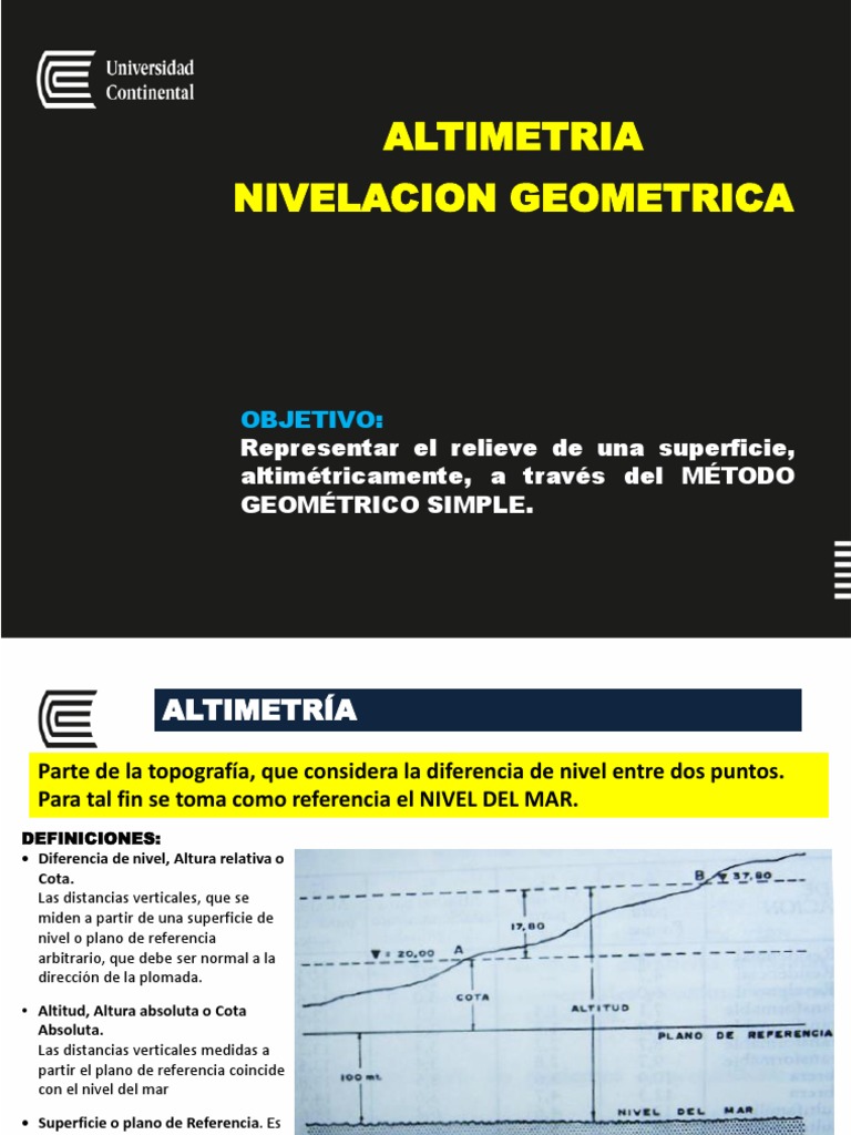 Altimetria | PDF | Geodesia | Ciencias de la Tierra