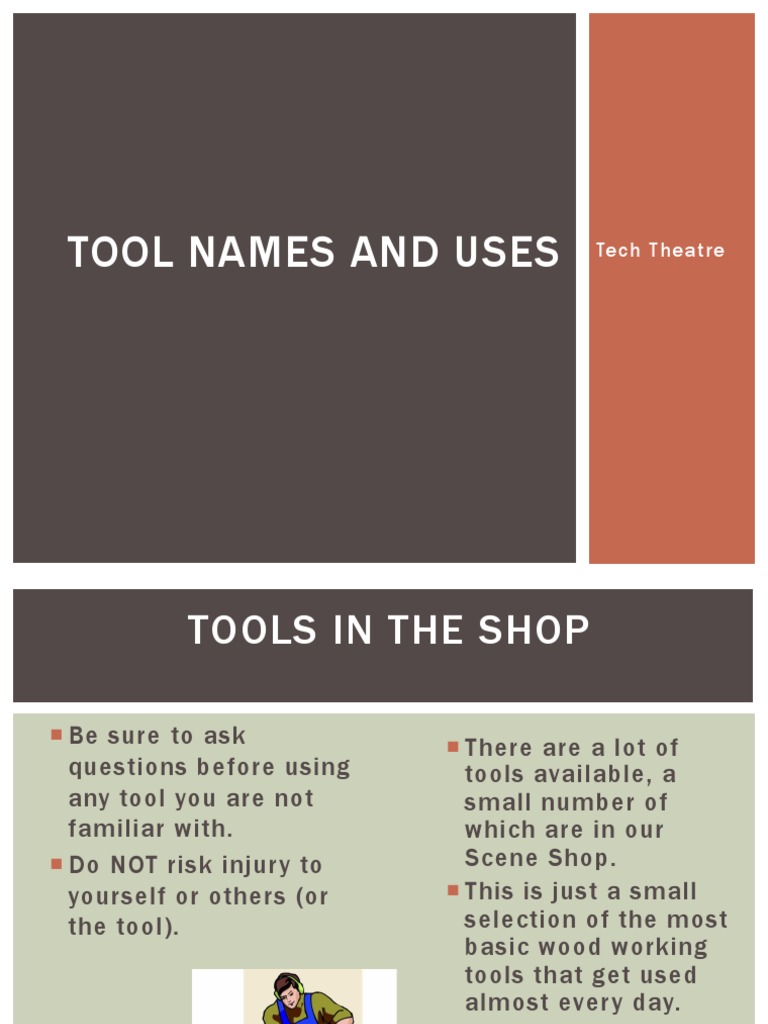 Tool Names and Uses | PDF | Tools | Hammer