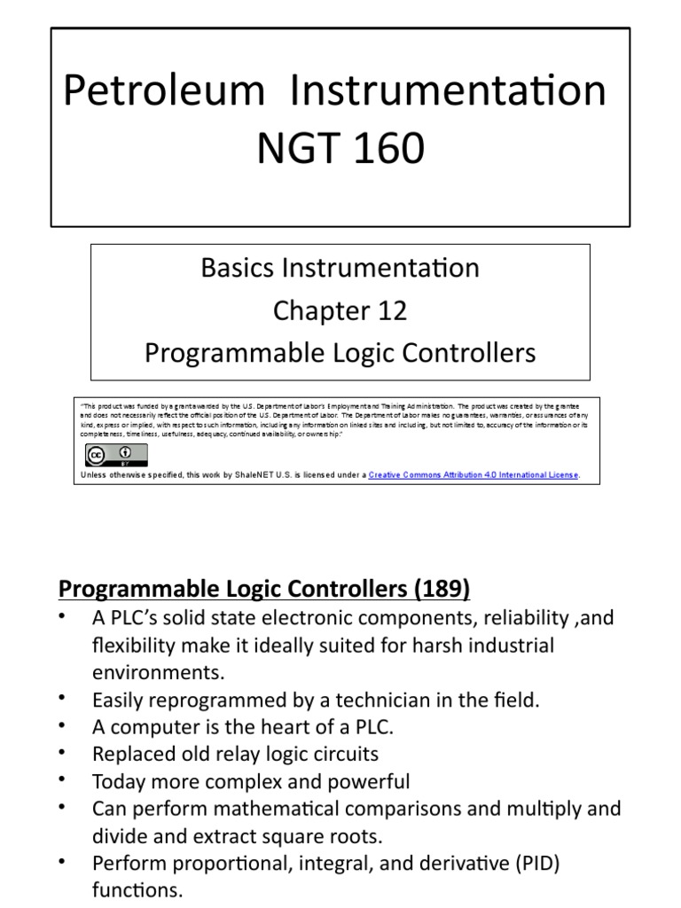 PLC Basics Chapter on Programmable Logic Controllers | PDF