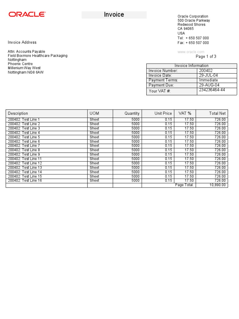 Invoicefinal | PDF | Accounts Payable | Invoice