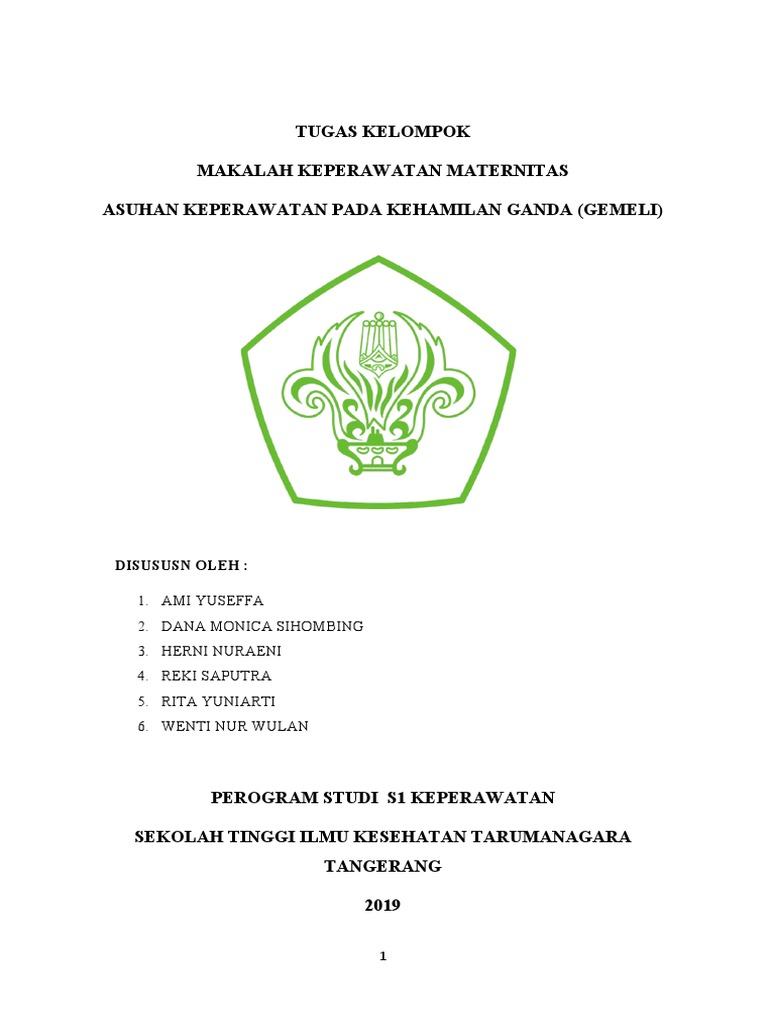 Askep Kehamilan Gemeli Revisi | PDF