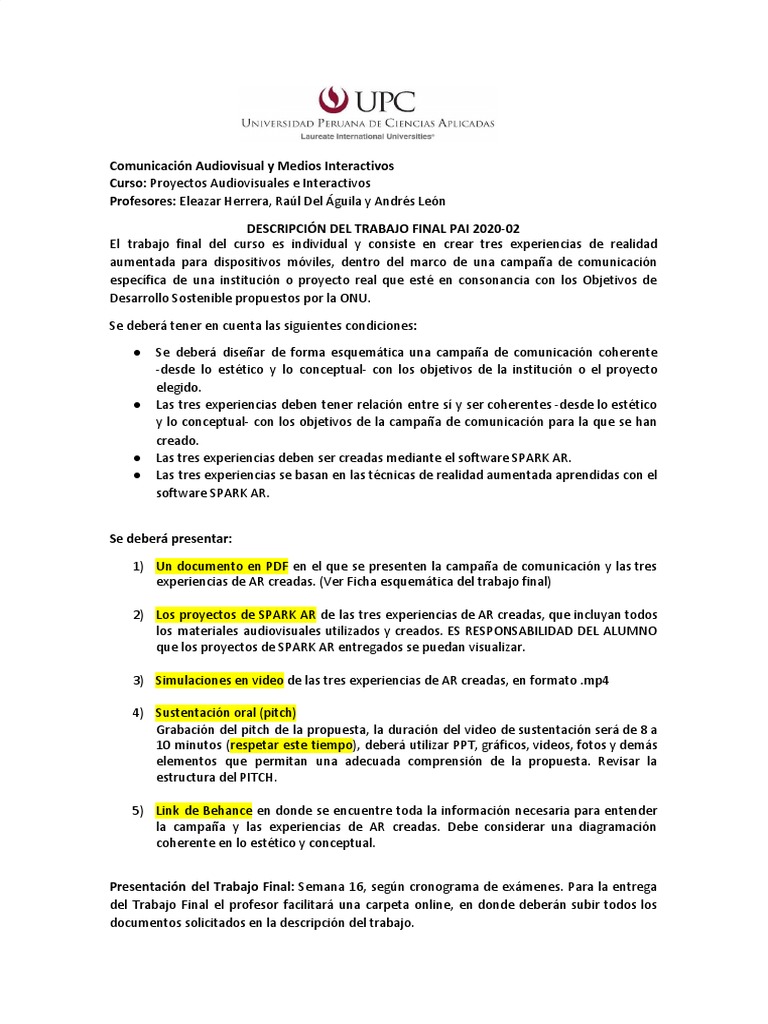 Ficha Esquematica Final Pai, Walter Cardenas | PDF | Lavado de manos | Perú