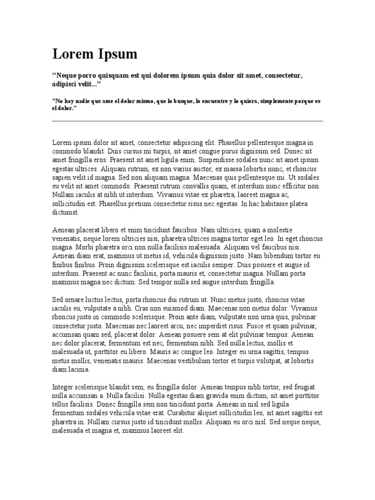 Lorem Ipsum: "Neque Porro Quisquam Est Qui Dolorem Ipsum Quia Dolor Sit Amet, Consectetur ...