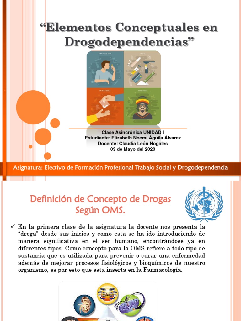 Conceptos Clave sobre Drogodependencias | PDF | La dependencia de ...