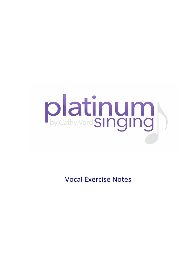Vocal Exercises for Beginners Guide | PDF | Singing | Human Voice