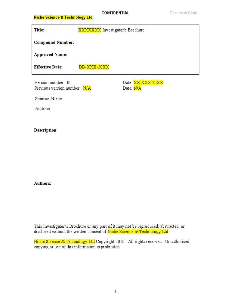 002 IB Template | PDF | Pharmacology | Pharmacokinetics