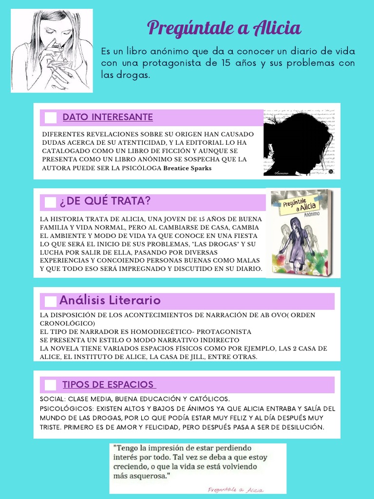 Análisis de "Pregúntale a Alicia" | PDF