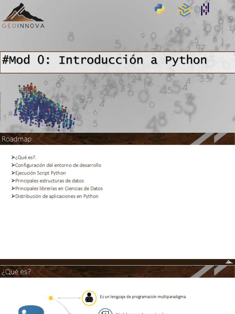 Módulo 0. Introducción A Python PDF | PDF | Python (lenguaje de ...