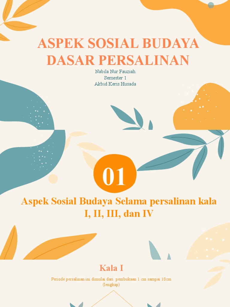 Aspek Sosial Budaya Pada Persalinan | PDF