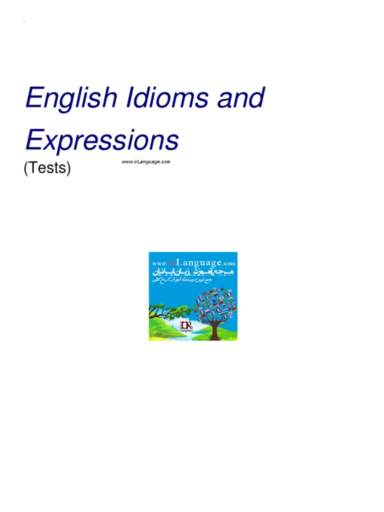 English Idioms Tests | PDF