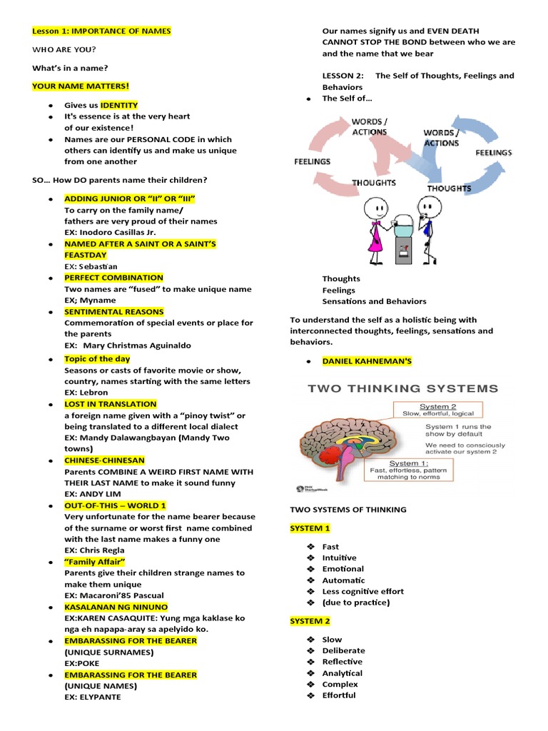 UTS | PDF | Id | Self Concept