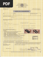 BIR Certificate (Form 2303) | PDF | Taxes | Economies