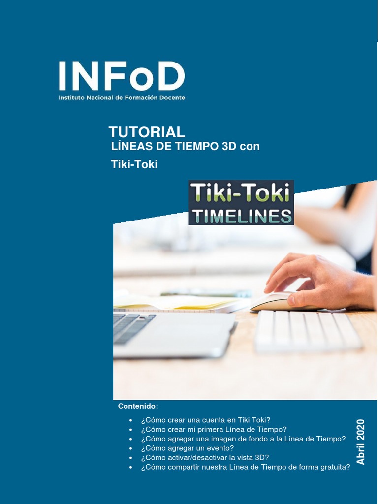 Tutorial Tiki Toki Lineas de Tiempo 3D | PDF | Red mundial | Internet y web
