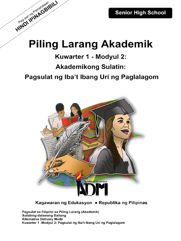Piling Larang Akademik Sa Filipino | PDF