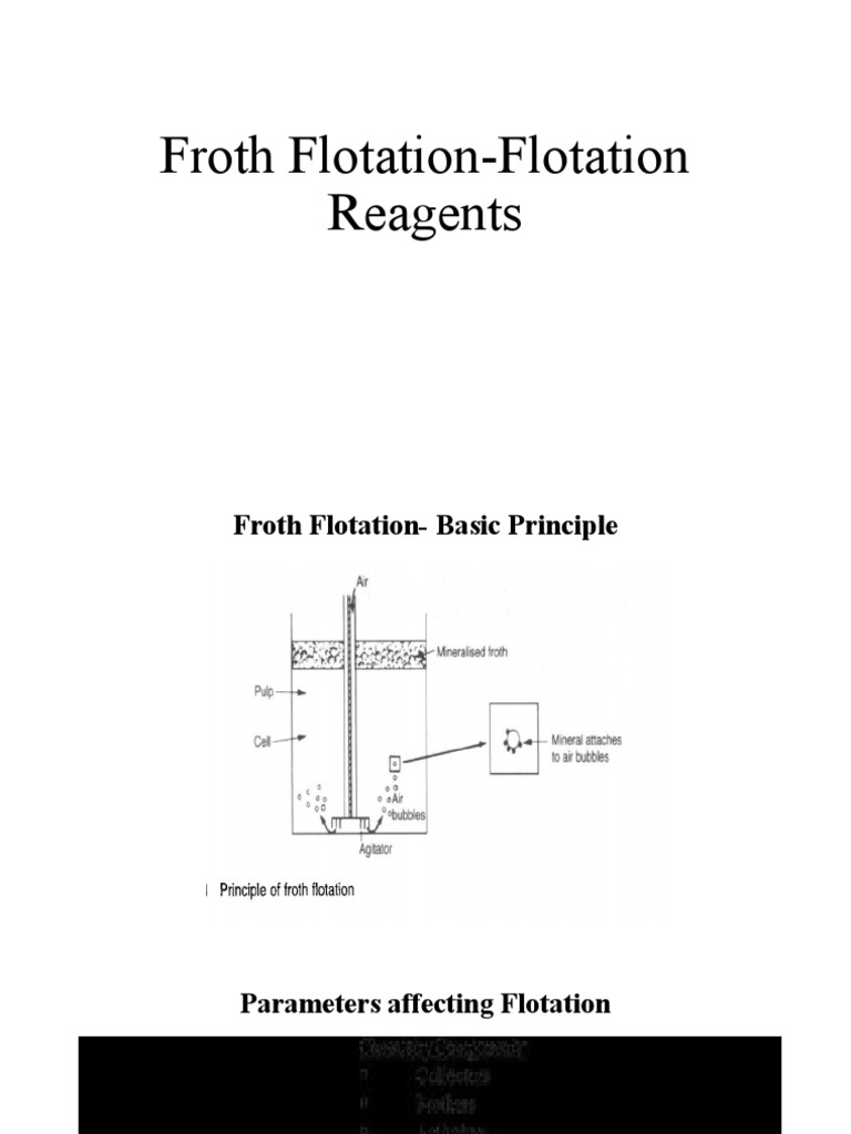 Flotation Reagents - I | PDF | Home & Garden | Science & Mathematics
