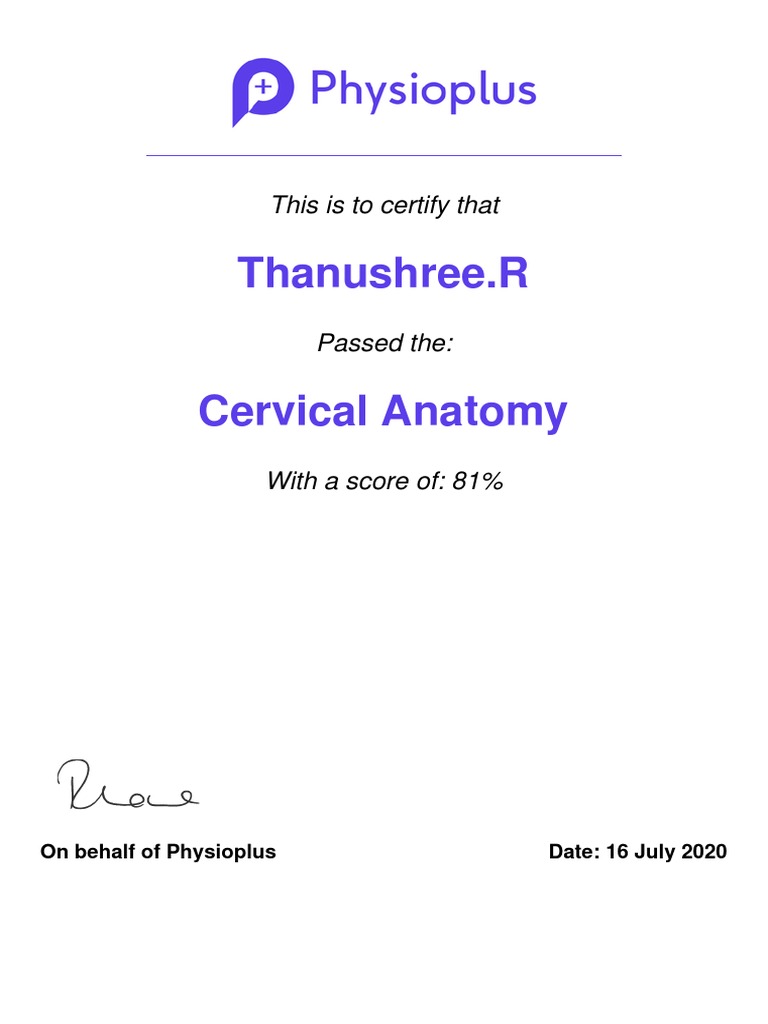 Thanushree.R: This Is To Certify That | PDF