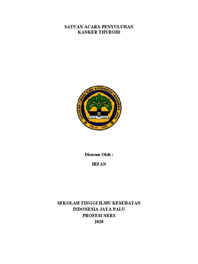 (Irfan) Sap Ca Thyroid | PDF | Kesehatan Holistik