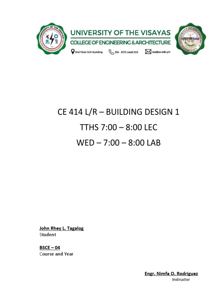 John Rhey L. Tagalog BD 1 - Activity 2 | PDF | Framing (Construction) | Roof