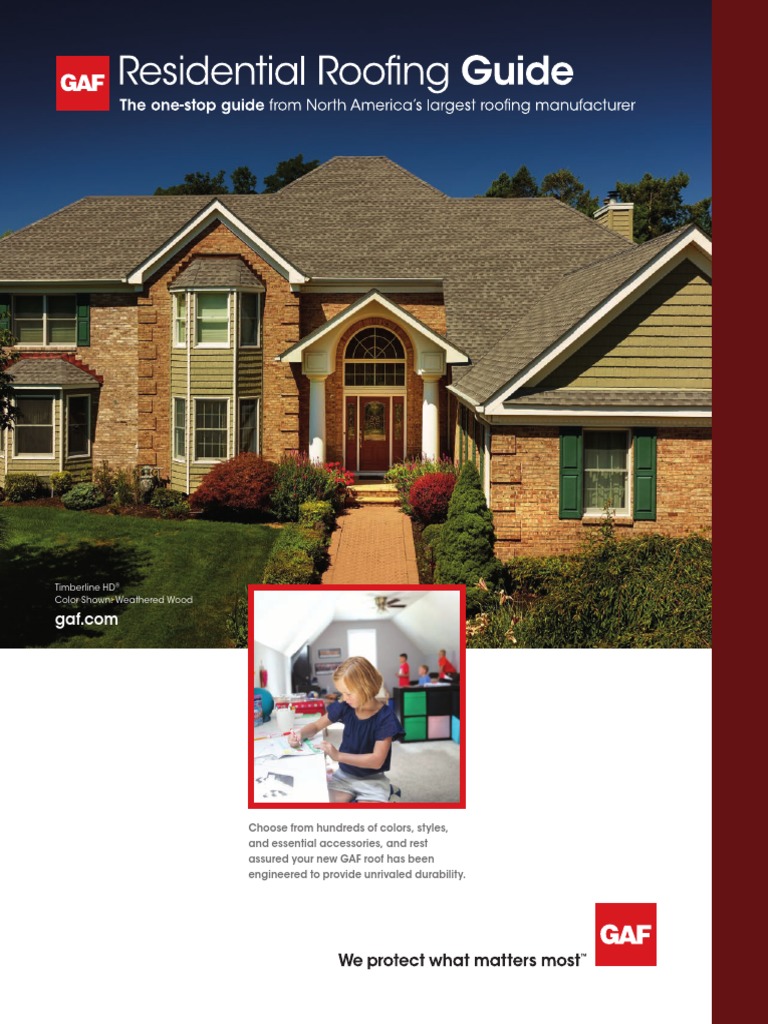 Brochure GAF Residential Full Line RESGN100 | PDF | Slate | Roof