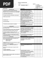 Hand Hygeine Form | PDF