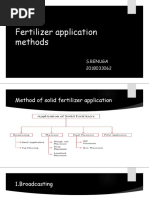 Methods of Fertilizer Application | PDF | Fertilizer | Sowing