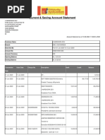 ICICI Bank Statement Sample | PDF | Payments | Banking Technology