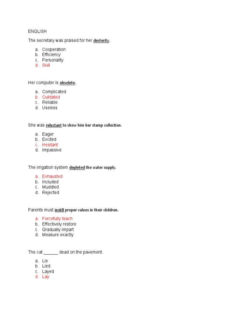 FREE ENTRANCE EXAM REVIEWER W Answes | PDF | Pollination | Chemistry