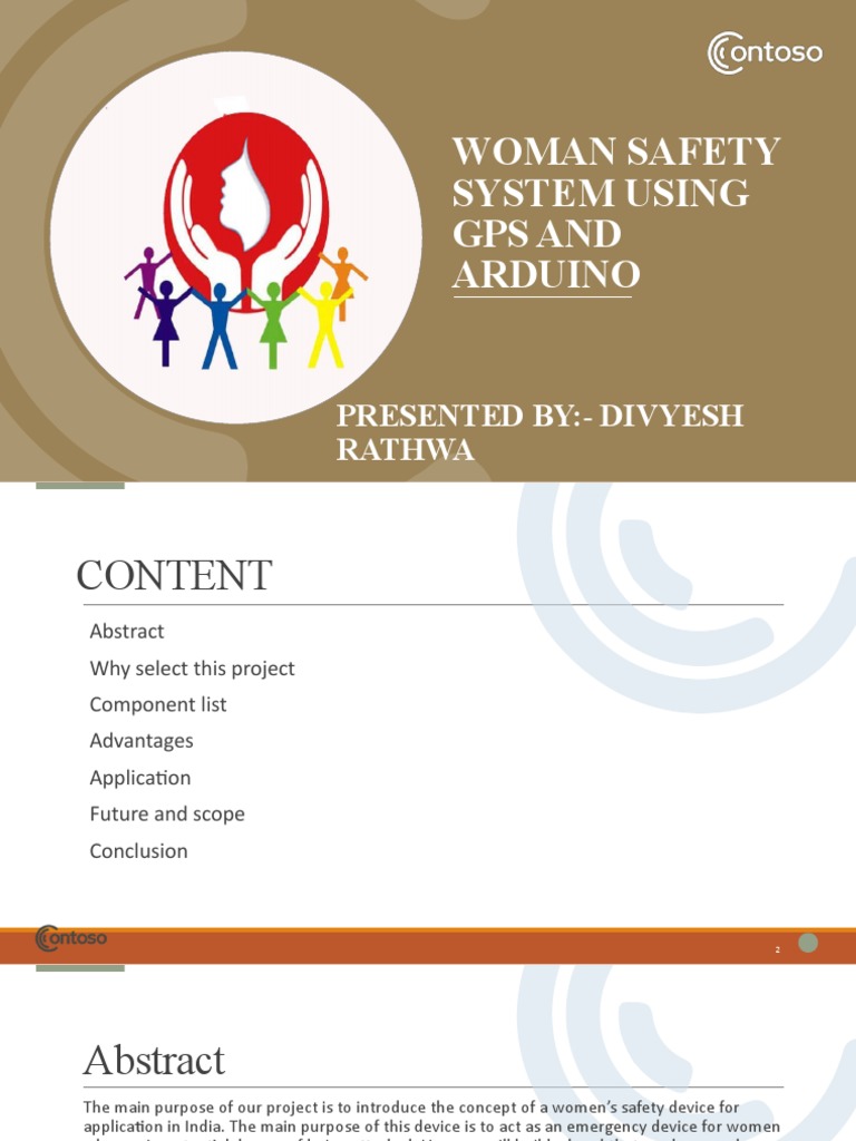 Woman Safety System Using GPS and Arduino | PDF | Electronics ...