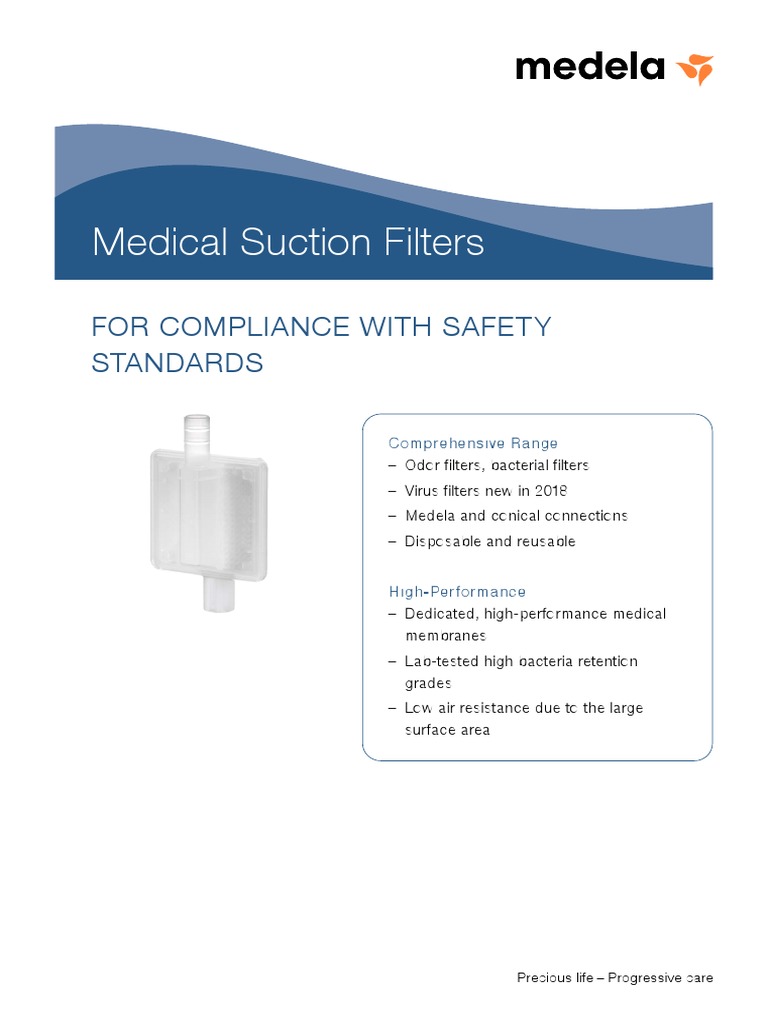 Medical Suction Filters: For Compliance With Safety Standards | PDF ...