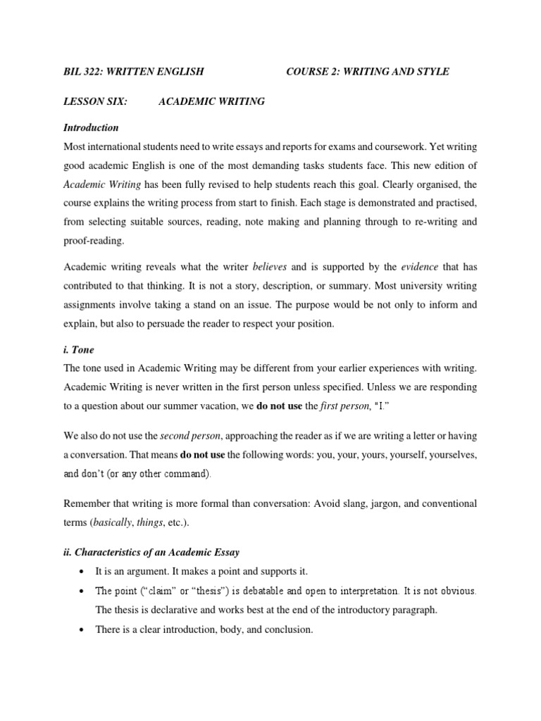 ACADEMIC WRITING: TIPS FOR ESSAYS | PDF | Acronym | Essays