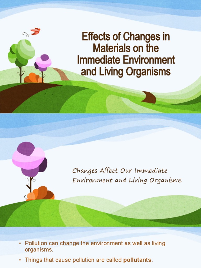 Effects of Changes in Materials | PDF | Greenhouse Gas | Global Warming